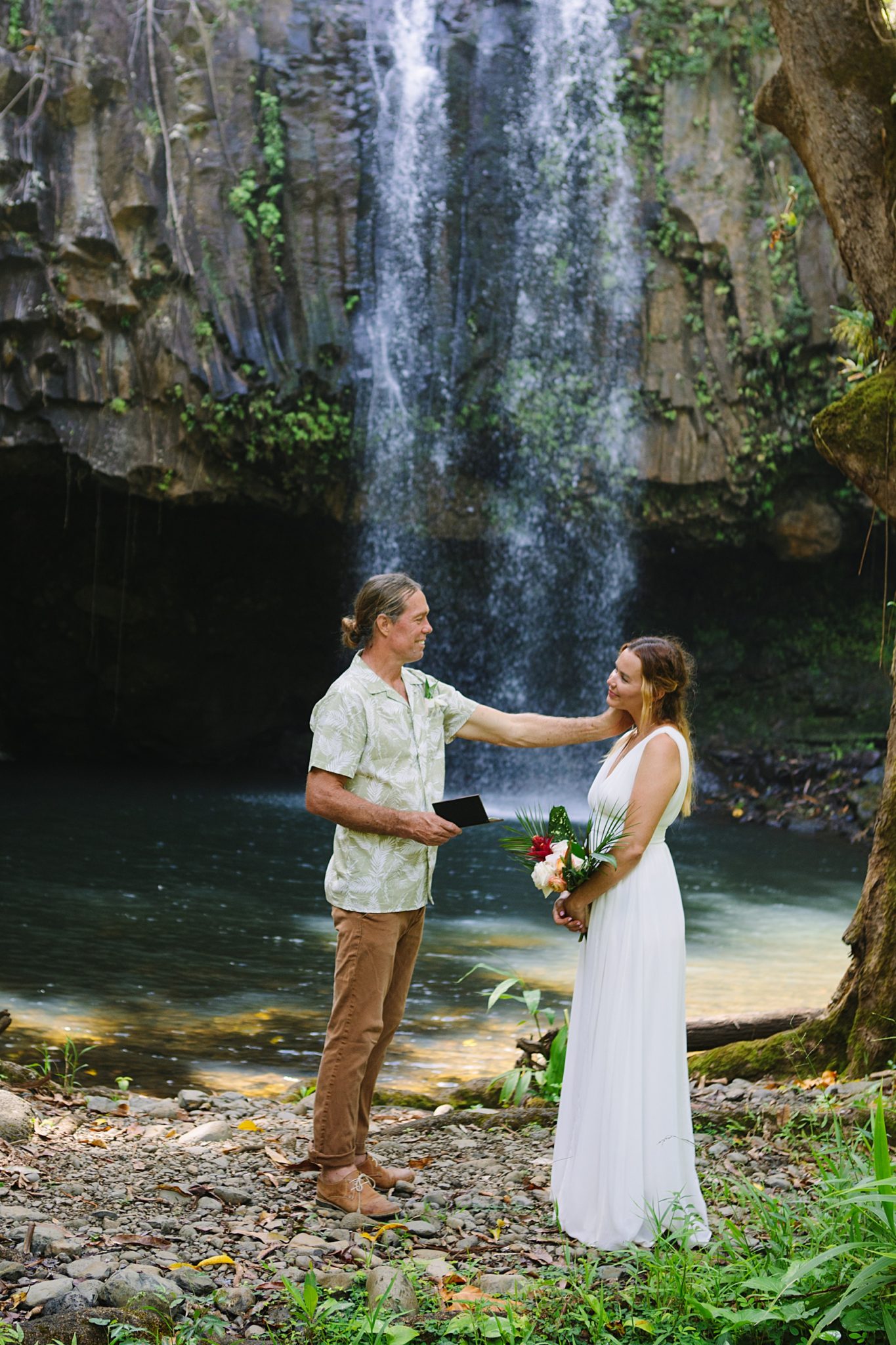 Remarkable Private Maui, Hawaii Waterfall Elopement & Intimate Ceremony ...