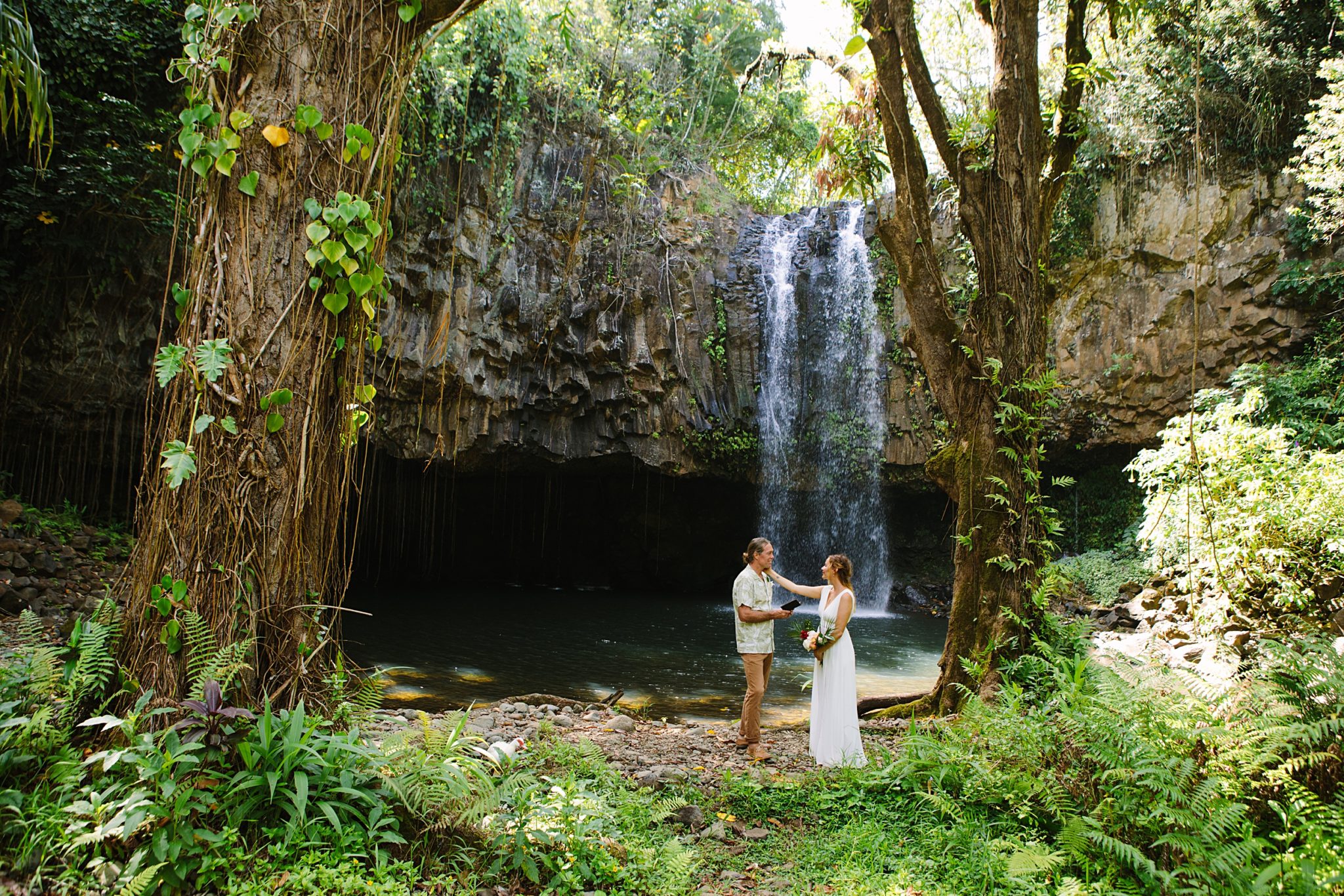 Remarkable Private Maui, Hawaii Waterfall Elopement & Intimate Ceremony ...