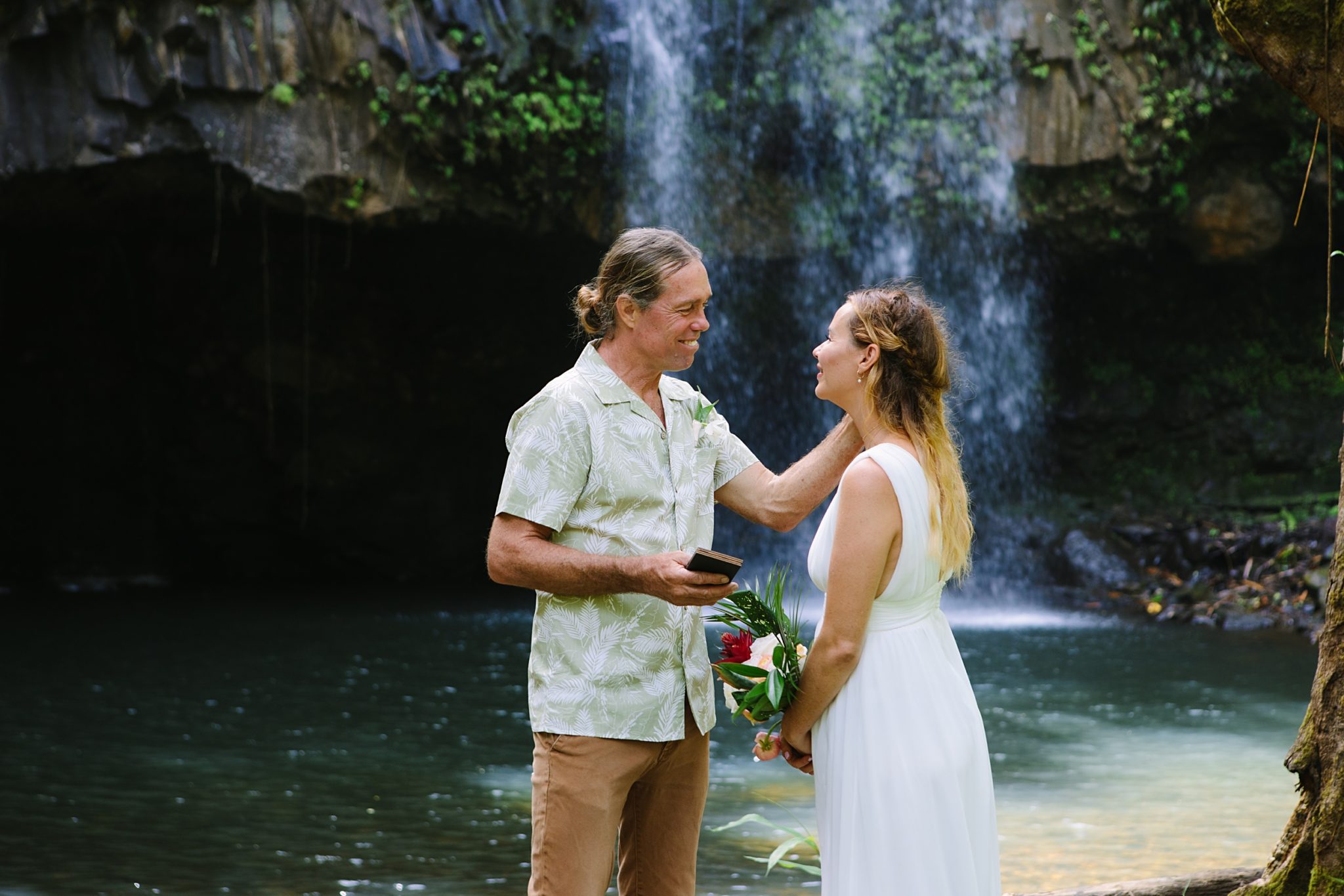 Remarkable Private Maui, Hawaii Waterfall Elopement & Intimate Ceremony ...