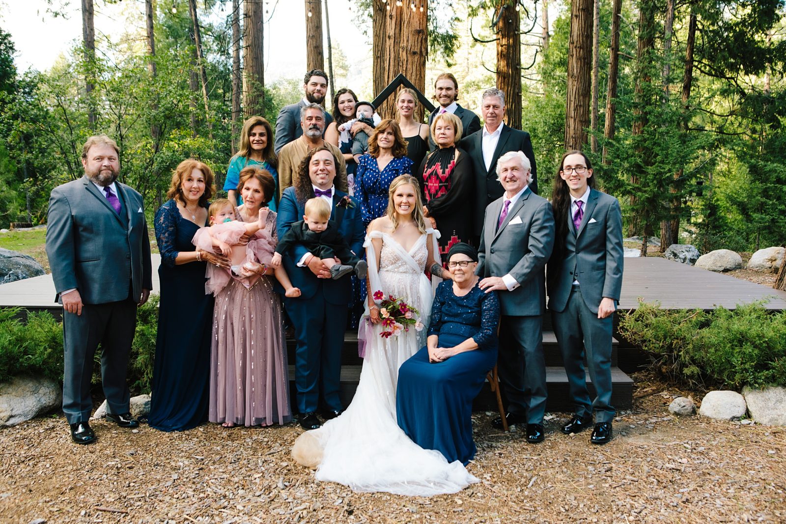 Romantic Idyllwild Forest Elopement with Family | Jenn Whalen