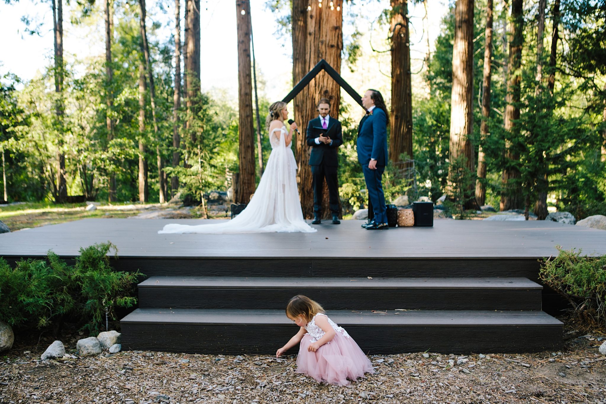 Romantic Idyllwild Forest Elopement with Family | Jenn Whalen
