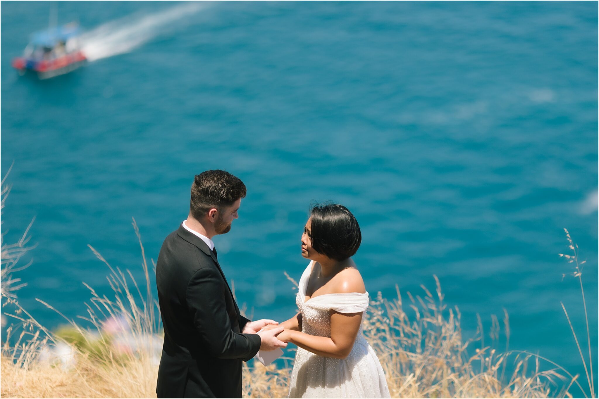 Catalina Elopement at Wrigley Memorial // Alexandria and Cody | Jenn Whalen