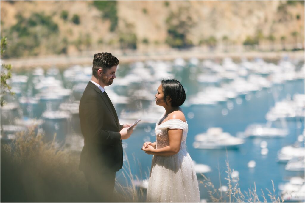 Catalina Elopement at Wrigley Memorial // Alexandria and Cody | Jenn Whalen