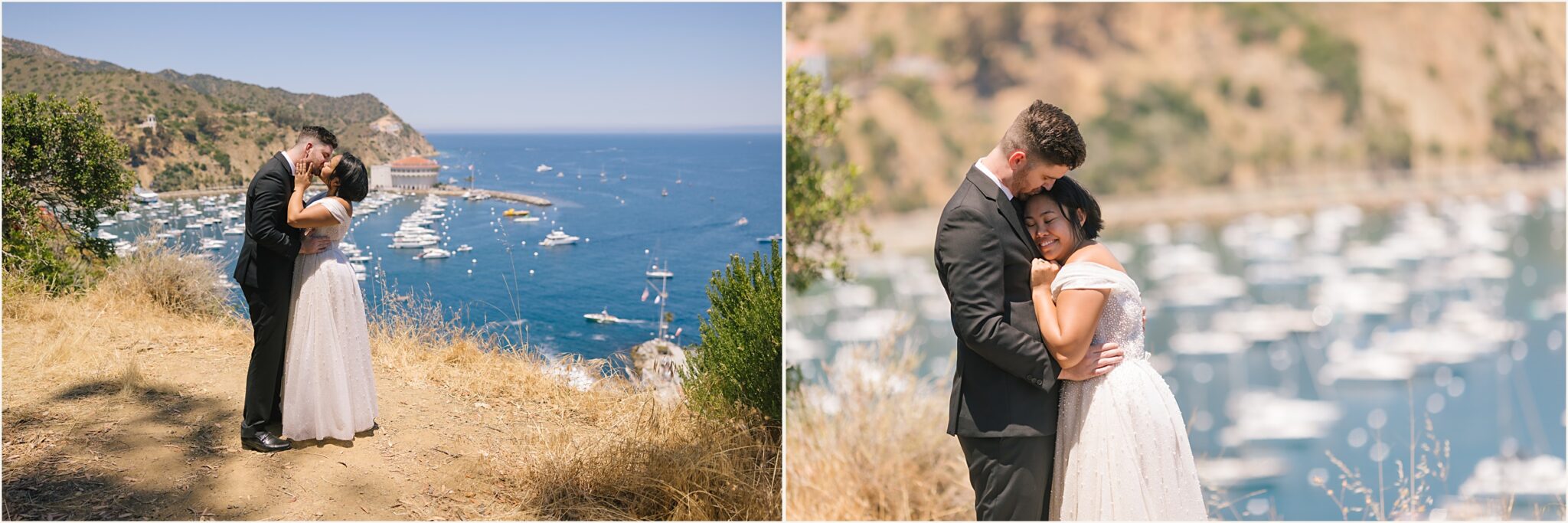 Catalina Elopement at Wrigley Memorial // Alexandria and Cody | Jenn Whalen