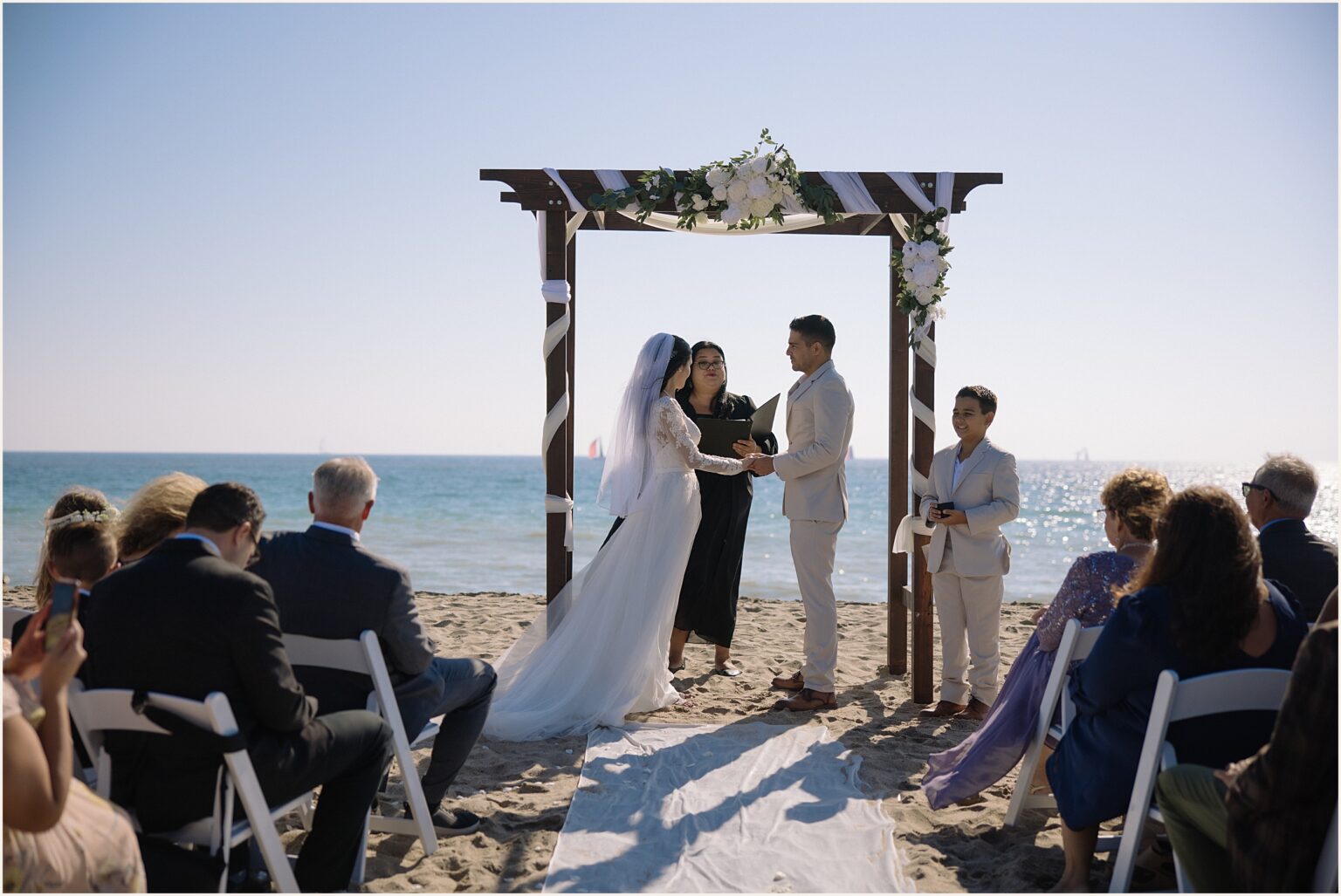 Unforgettable Malibu Beach Wedding During Sunset // Kristen & Camron ...
