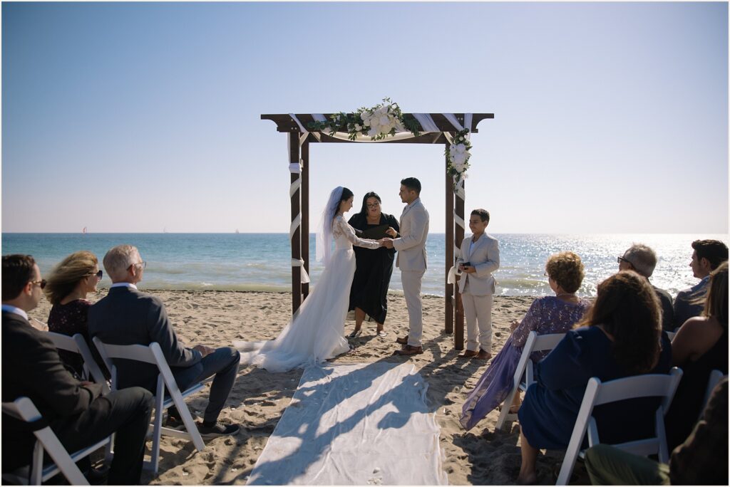 Unforgettable Malibu Beach Wedding During Sunset // Kristen & Camron ...