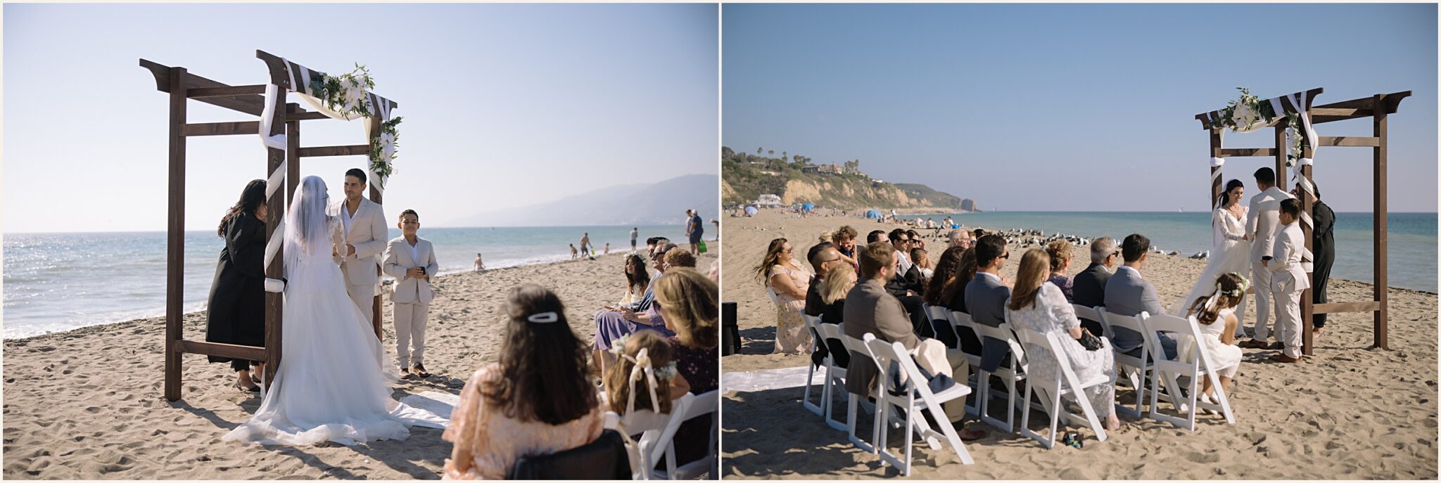 Unforgettable Malibu Beach Wedding During Sunset // Kristen & Camron ...