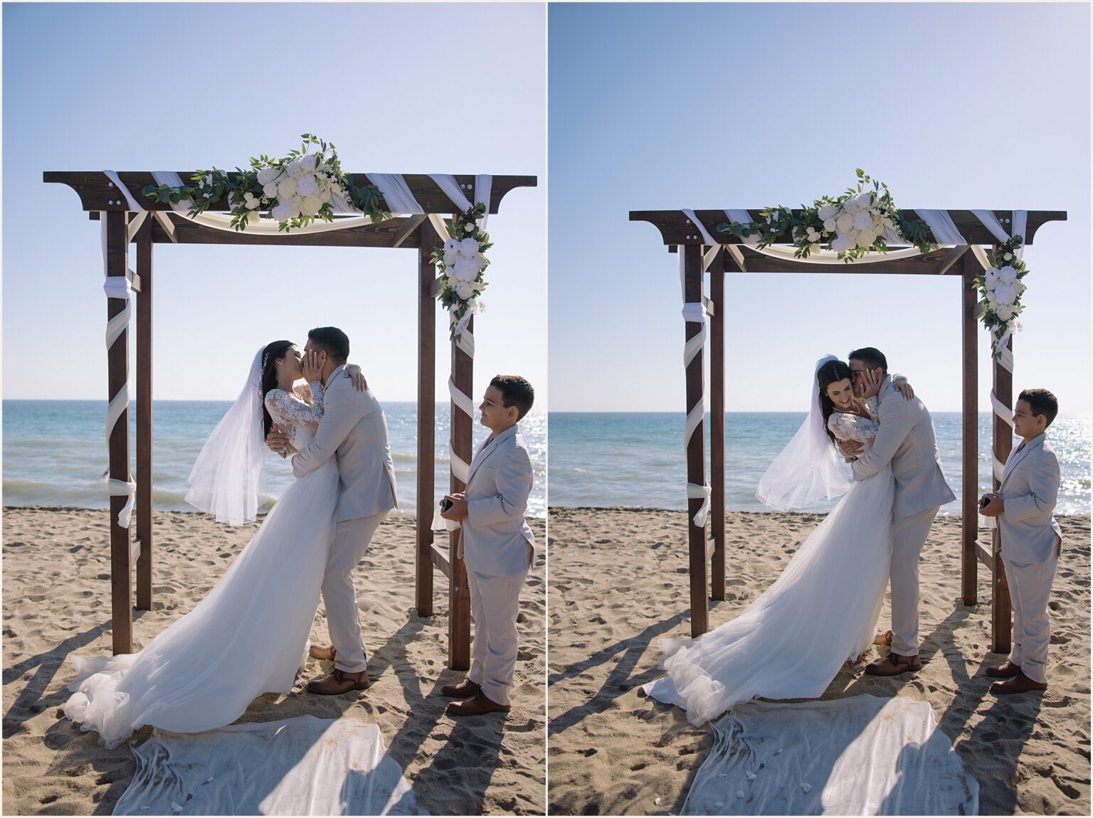 Unforgettable Malibu Beach Wedding During Sunset // Kristen & Camron ...