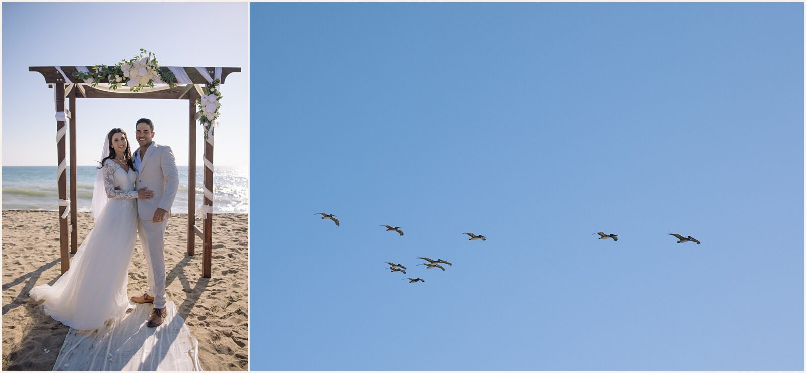 Unforgettable Malibu Beach Wedding During Sunset // Kristen & Camron ...
