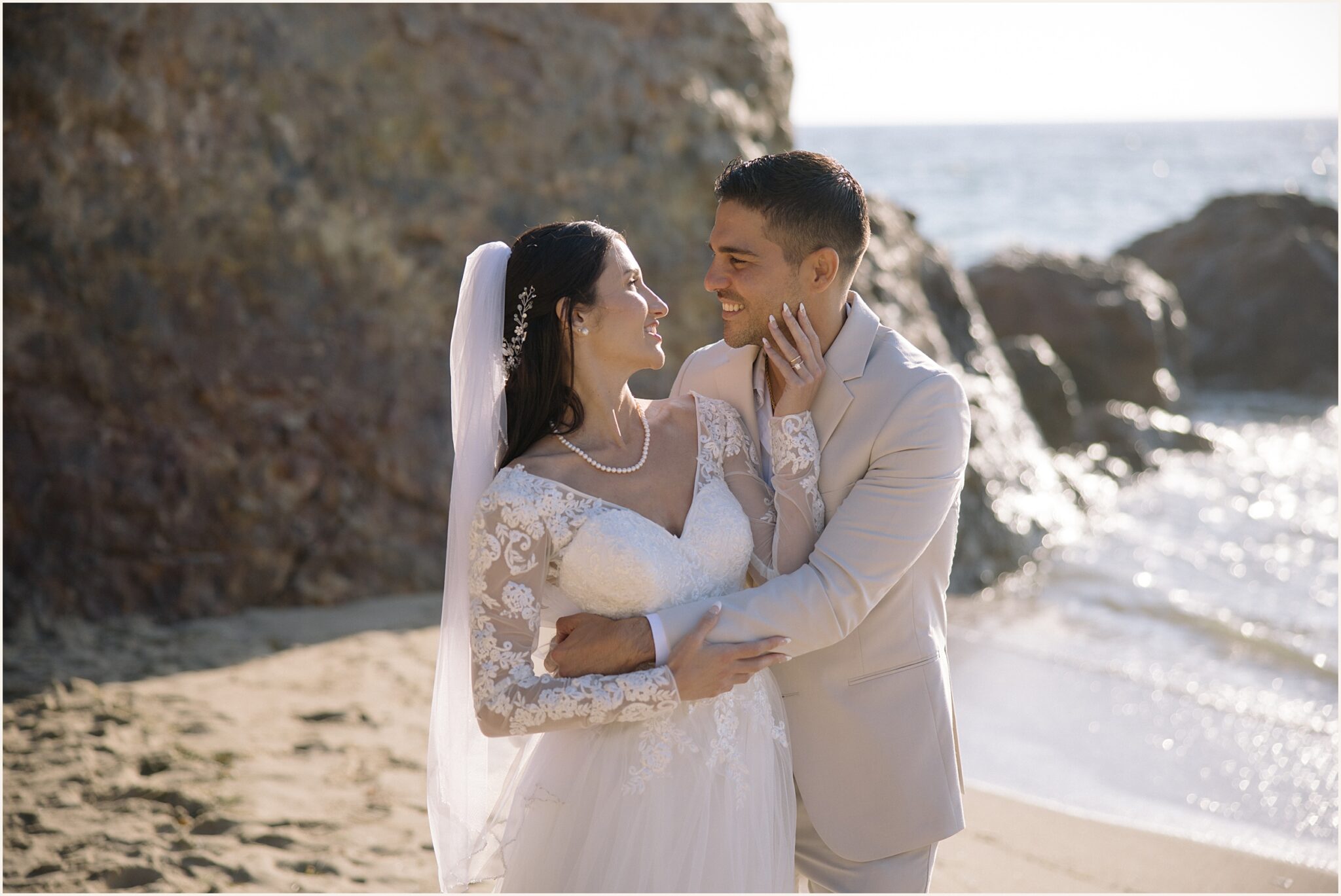Unforgettable Malibu Beach Wedding During Sunset // Kristen & Camron ...
