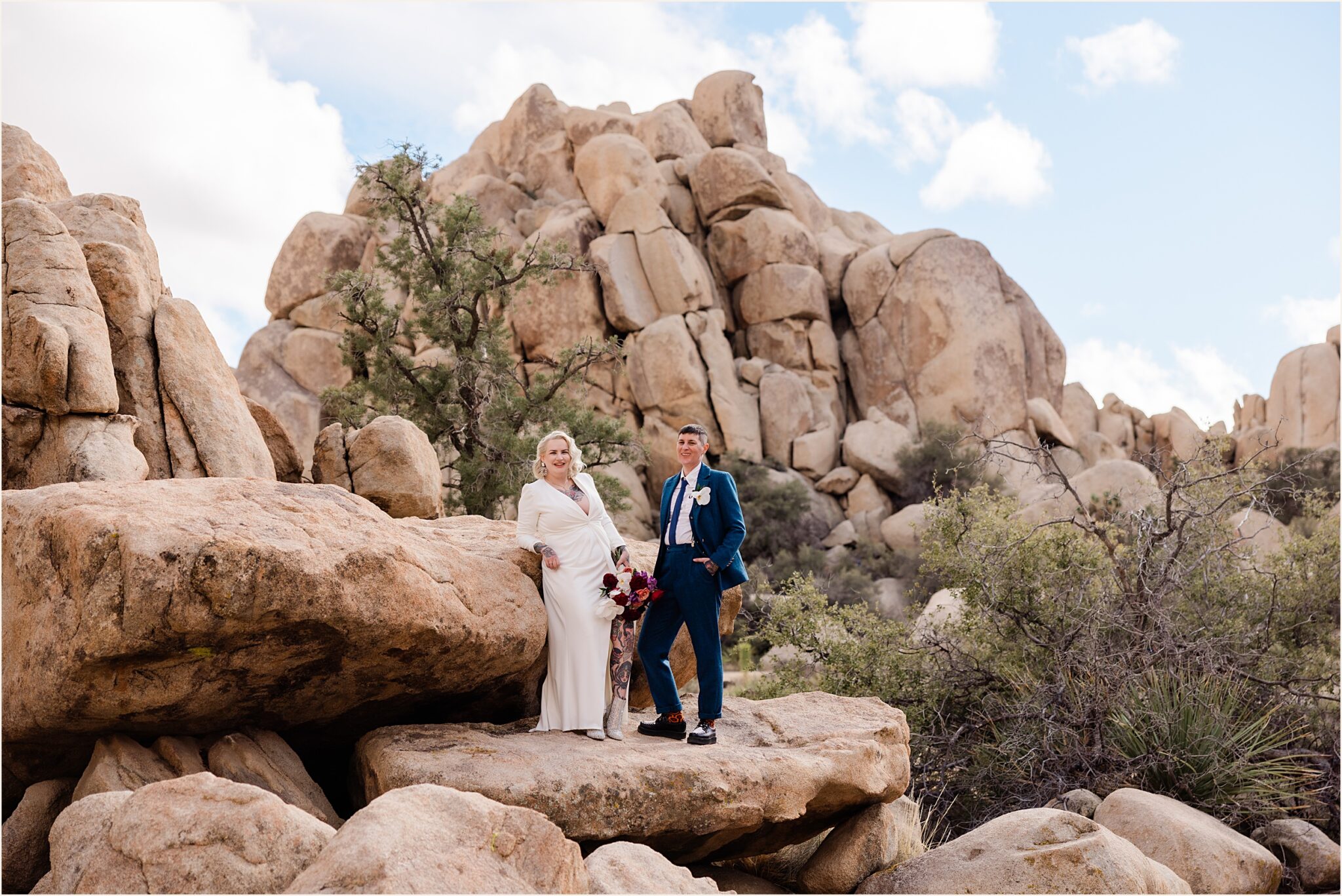 Katy & Oli's Desert Elopement in Joshua Tree | Jenn Whalen