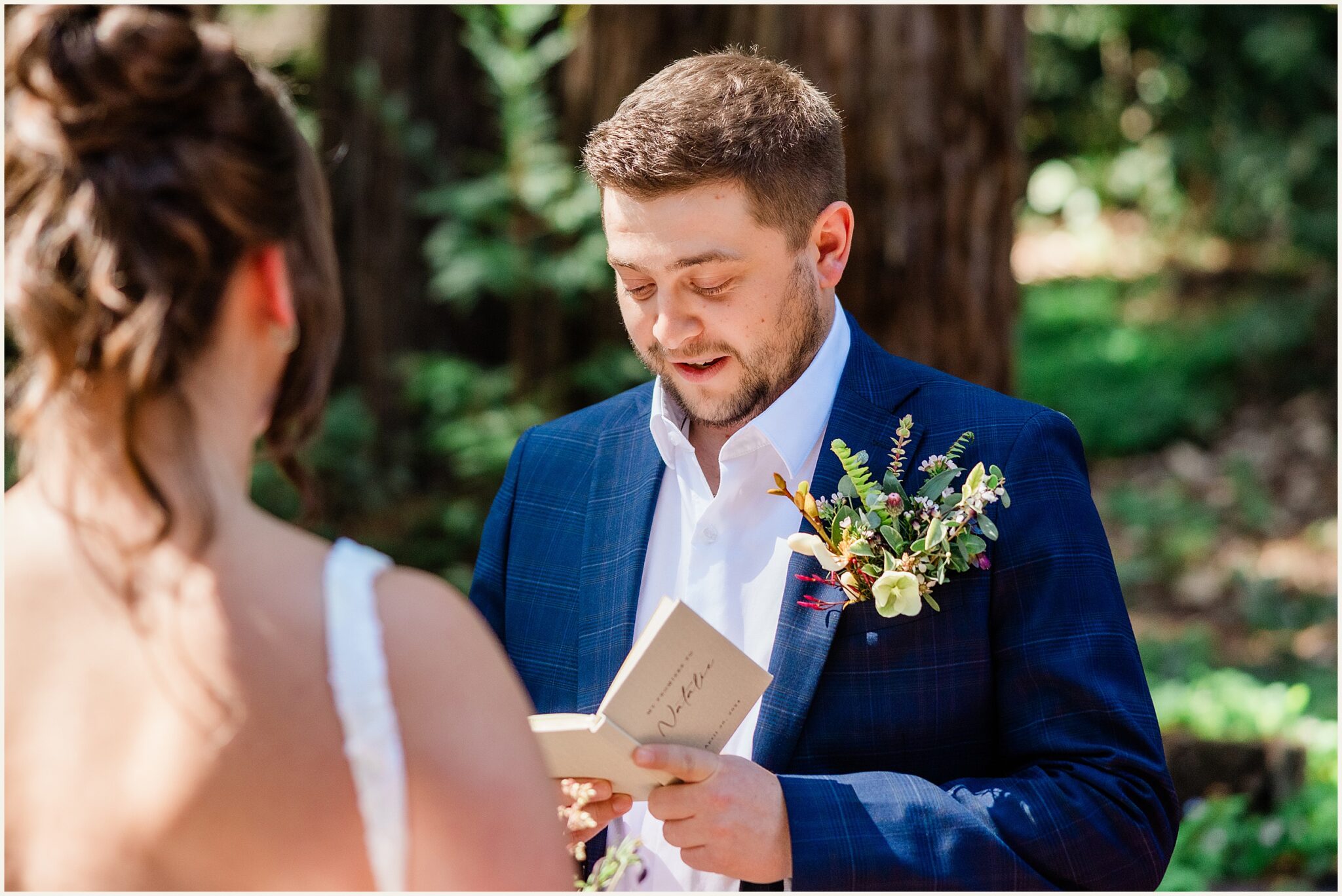 Redwood Wedding Elopement | Santa Cruz Elopement | Natalie and Brett ...
