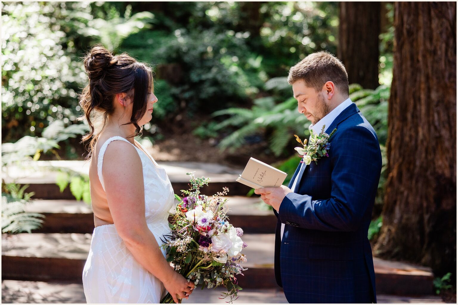 Redwood Wedding Elopement | Santa Cruz Elopement | Natalie and Brett ...