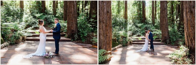 Redwood Wedding Elopement | Santa Cruz Elopement | Natalie and Brett ...