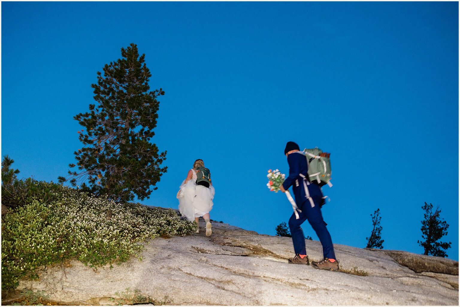 Hiking Wedding | Sunrise Yosemite Elopement | Jenn Whalen