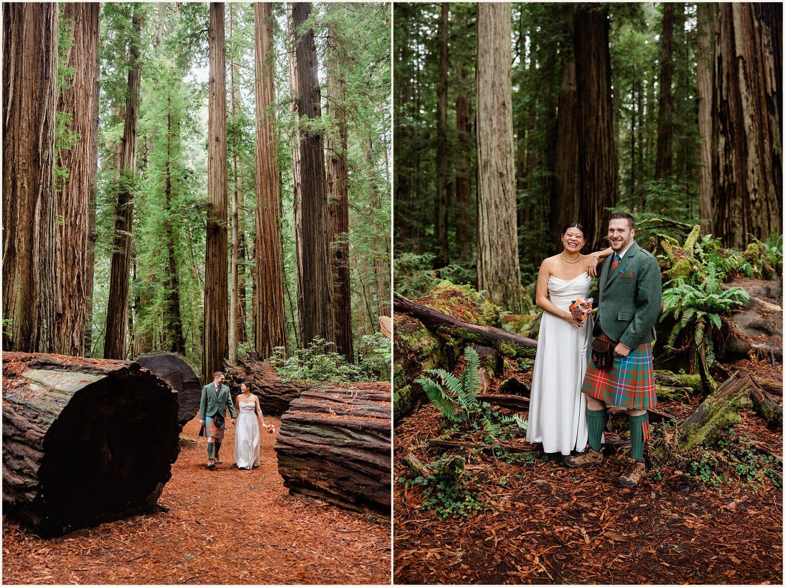 Redwood Elopement | Eloping With Friends | Jenn Whalen